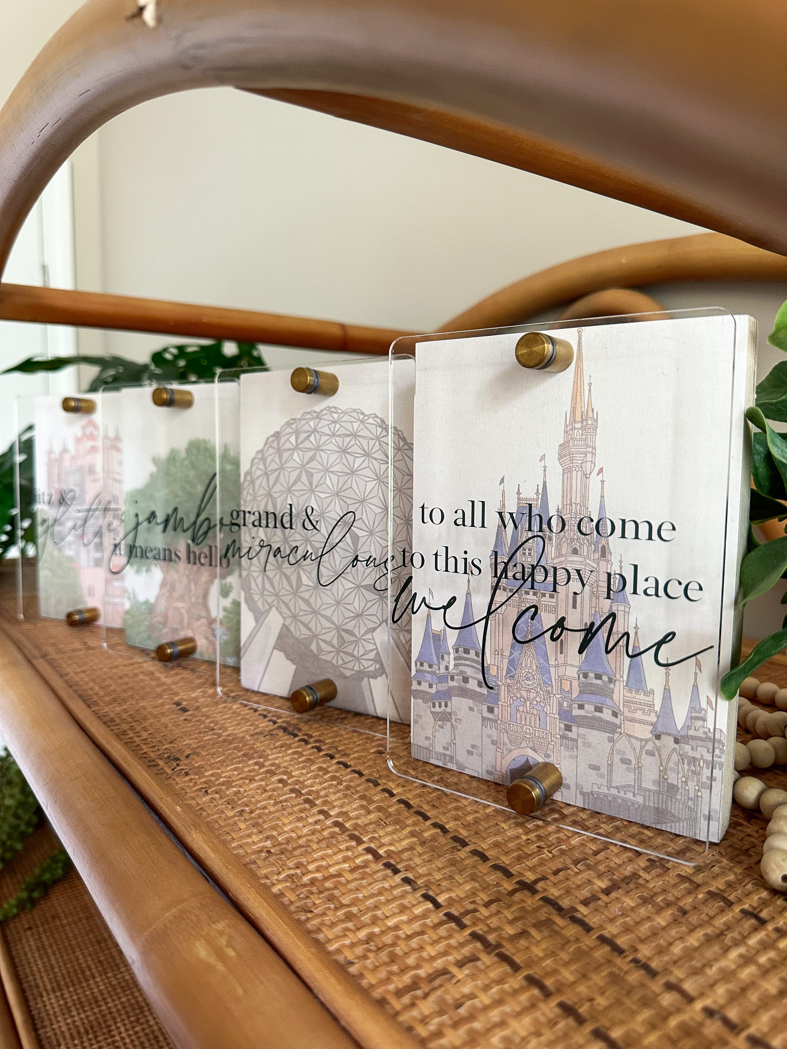 MINI BLOCK SIGNS – Castle Bound Supply Co