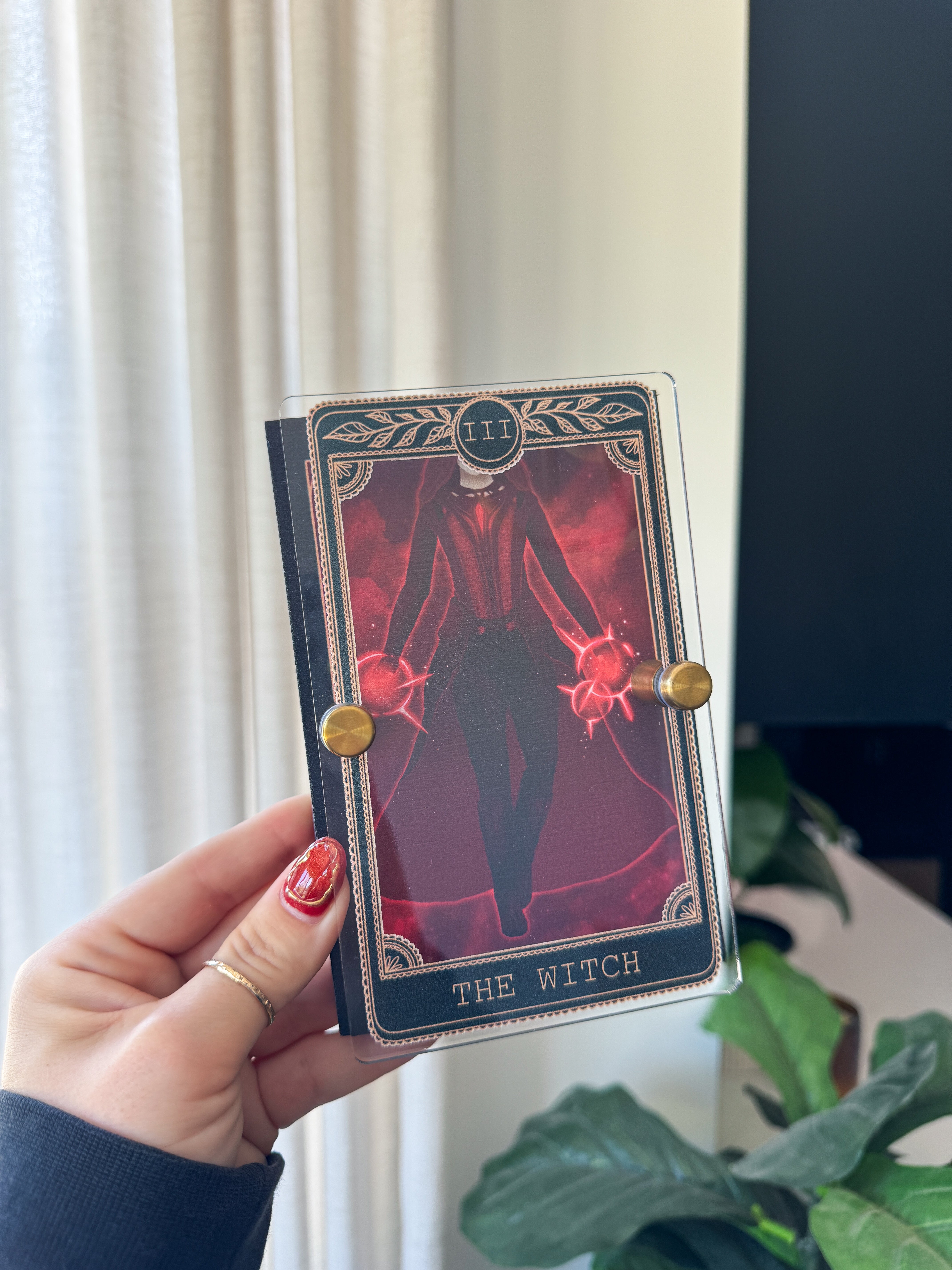 The Witch - Tarot Card Mini Sign – Castle Bound Supply Co