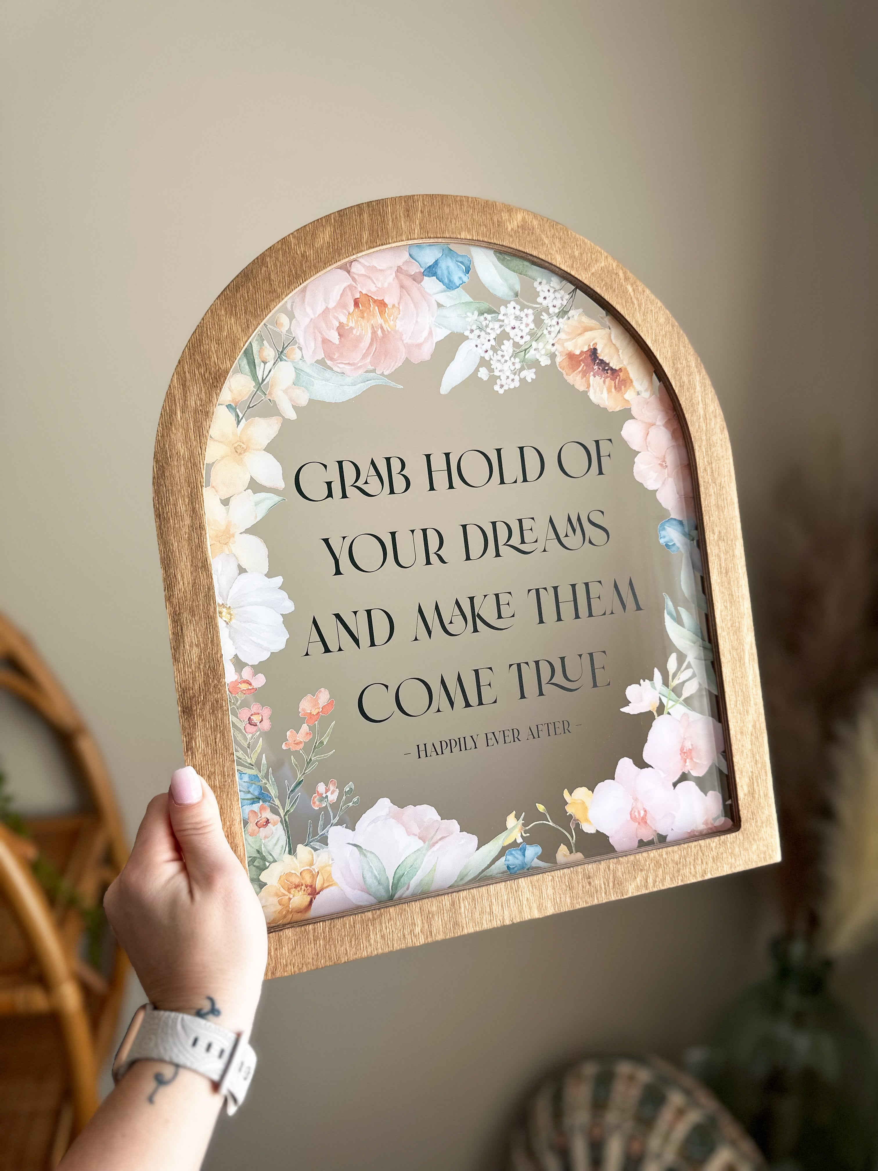Dreams Come True Arch Sign – Castle Bound Supply Co