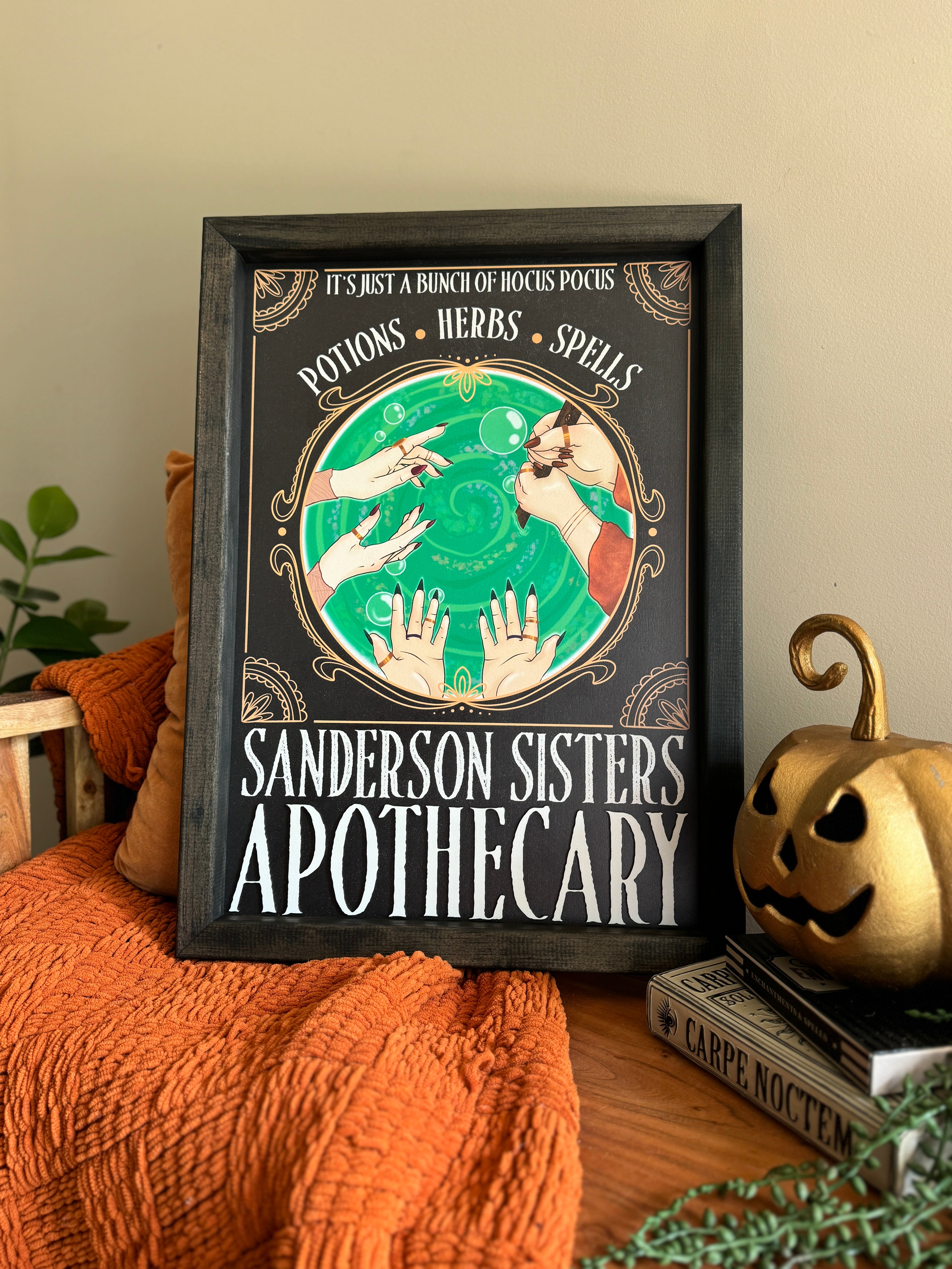 Sisters Apothecary Sign – Castle Bound Supply Co