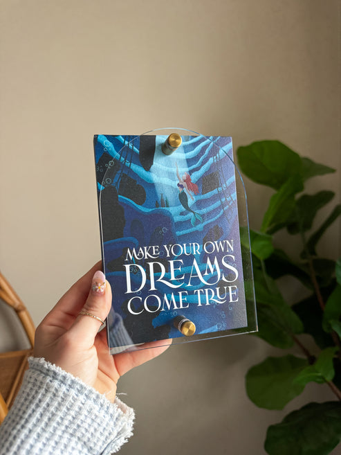 Make Your Own Dreams Mini Block Sign – Castle Bound Supply Co