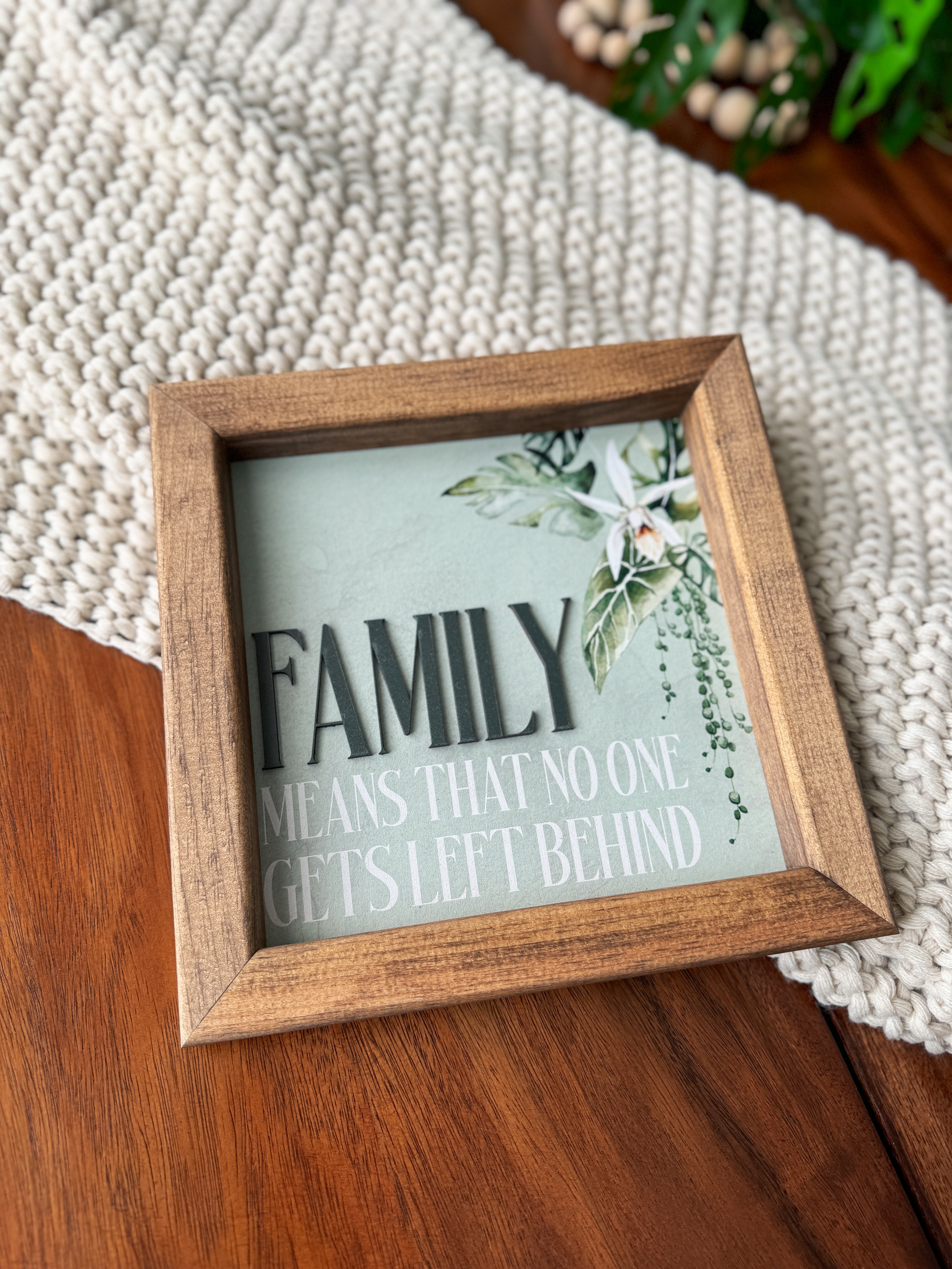 No One Gets Left Behind Sign – Castle Bound Supply Co
